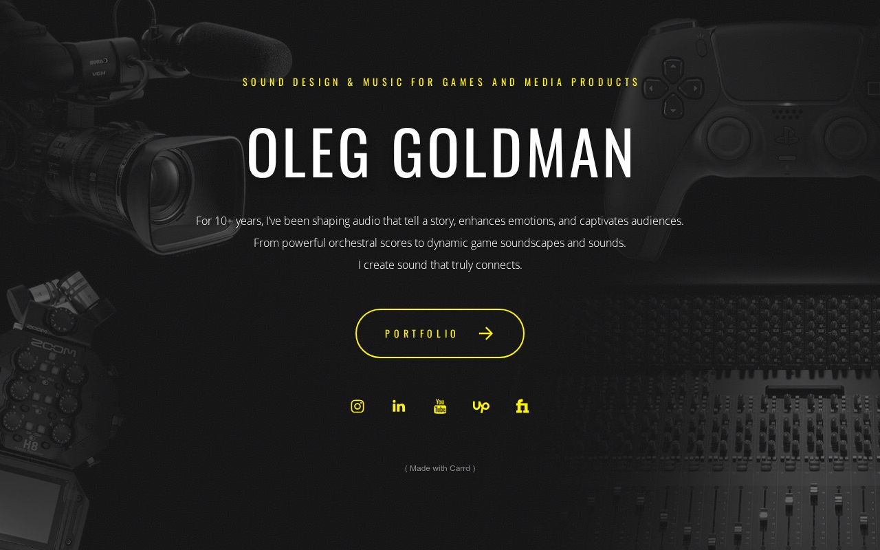 Oleg Goldman Sound Designer & Music Composer